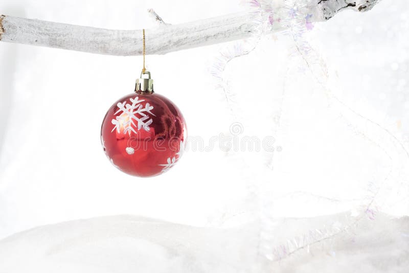 Red Bauble stock photo. Image of xmas, festive, baubels - 60212446