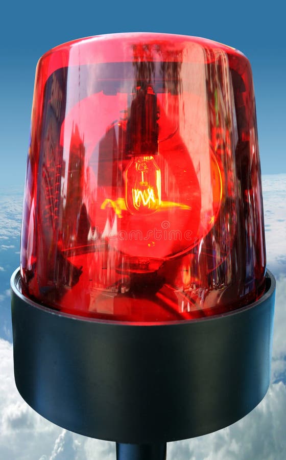Red beacon light stock photo. Image of violence, rescue - 2375610