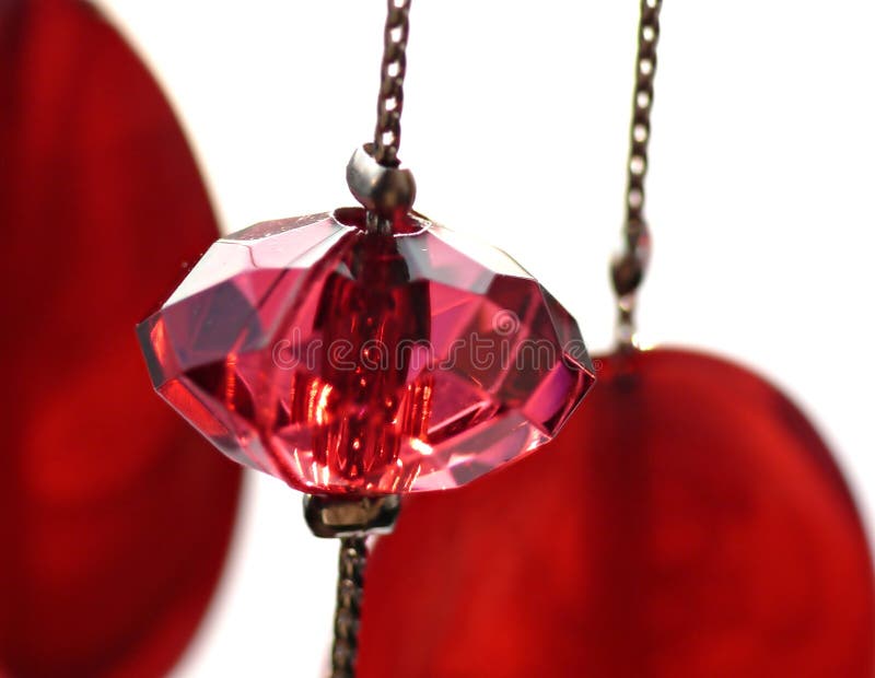 Red beads stock image. Image of fashion, white, bracelet - 13228667