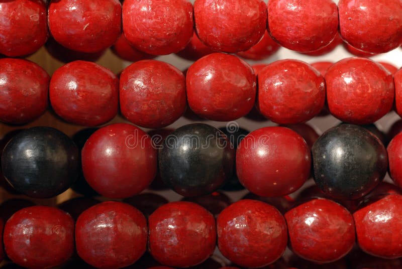 Red beads stock image. Image of color, ornamental, necklaces - 3351989