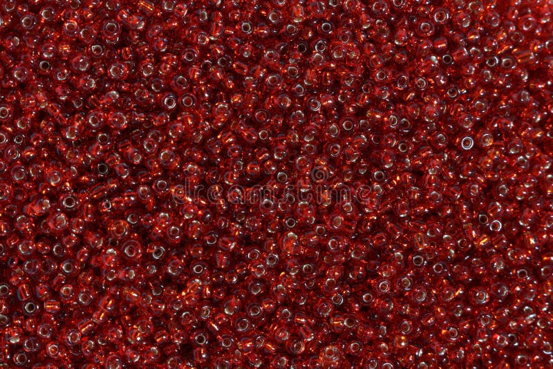 Red Beads Glittering Background Stock Photo - Image of ball, fashion ...