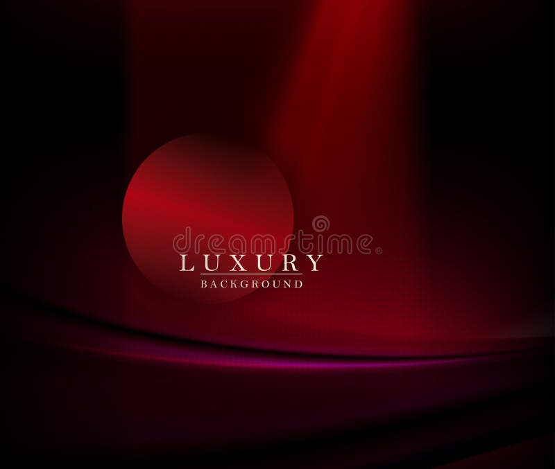 A Red Beam of Light on a Black Embossed Design Stock Vector ...