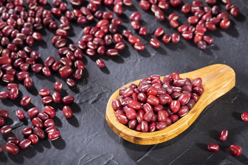 Vigna Angularis - Adzuki Organic Bean Stock Photo - Image of legumes ...