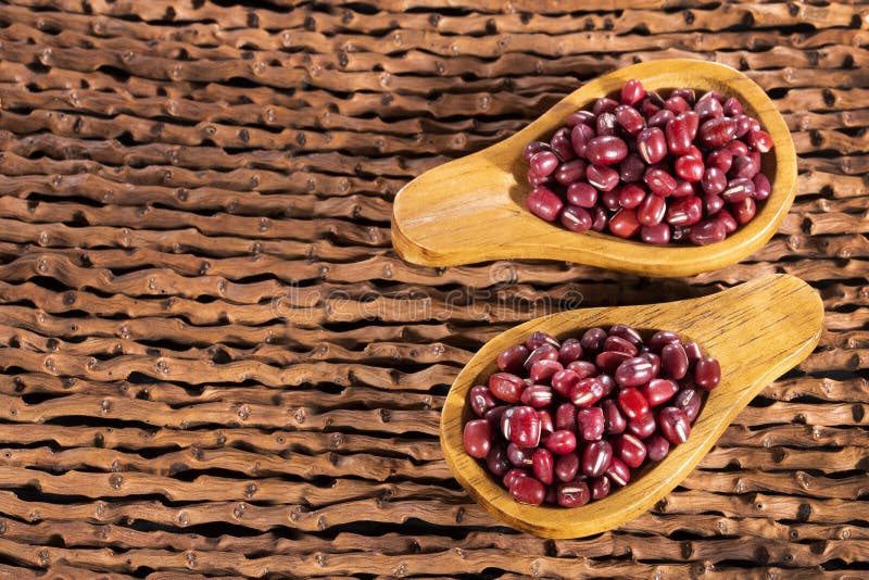 Vigna Angularis - Adzuki Organic Bean Stock Photo - Image of space ...