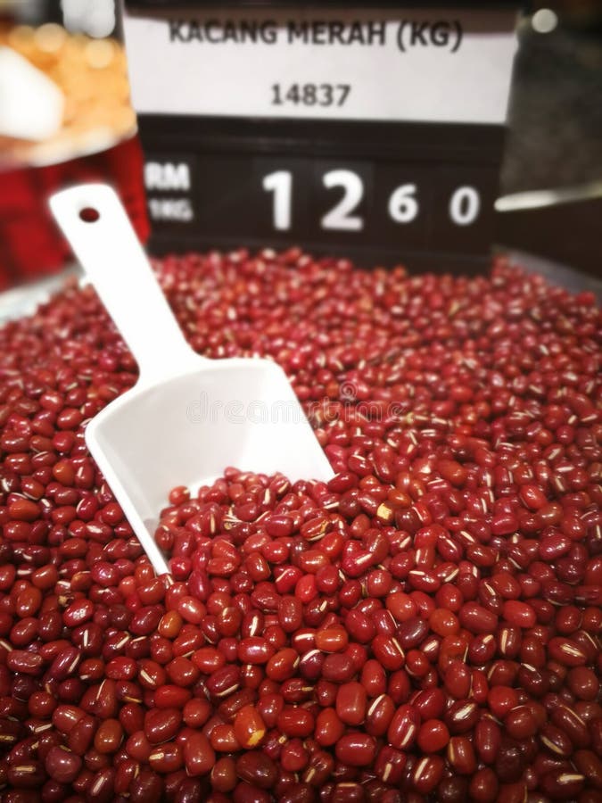 Red bean stock image. Image of bean, beans, supermarket - 105670995