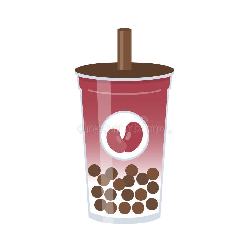 Bubble tea red stock image. Image of refreshment, liquid - 31156281