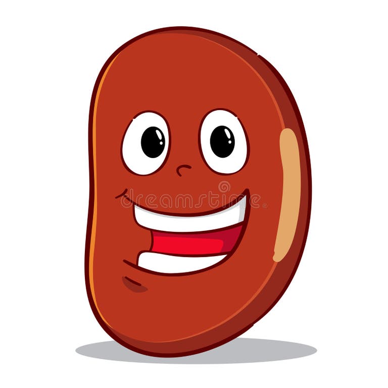 Red Bean Character stock vector. Illustration of mascot - 46451743
