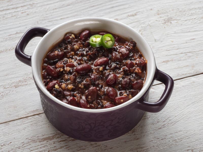 Red Bean Congee. Chinese Dish with Red Beans. Stock Image - Image of ...