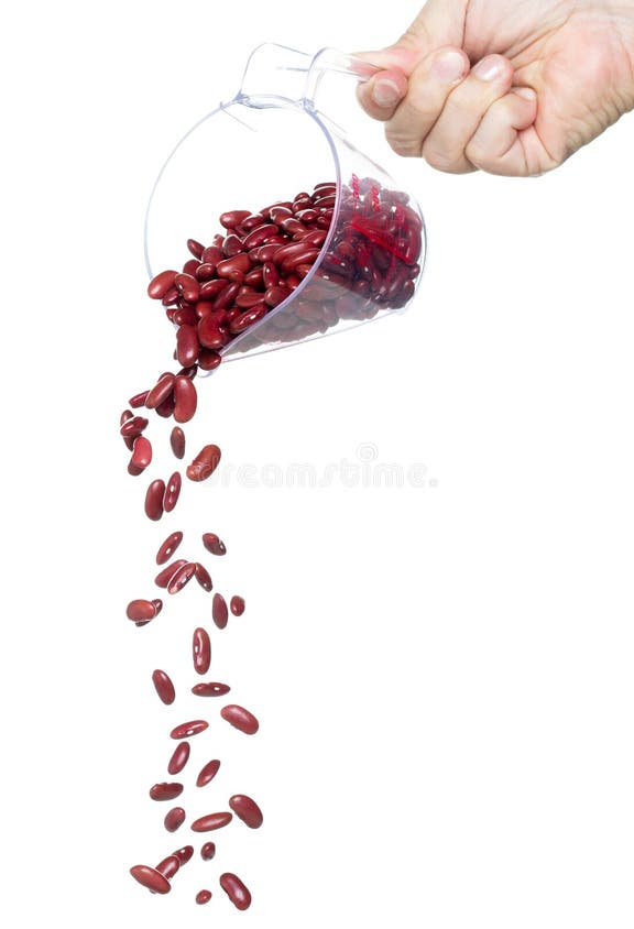 Red Bean Fall, Red Grain Beans Explode Abstract Cloud Fly from ...