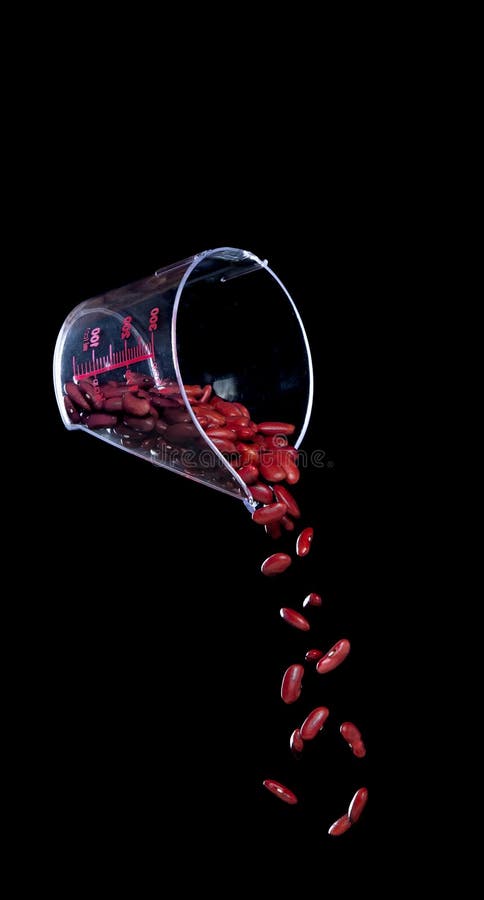 Red Bean Fall, Red Grain Beans Explode Abstract Cloud Fly from ...