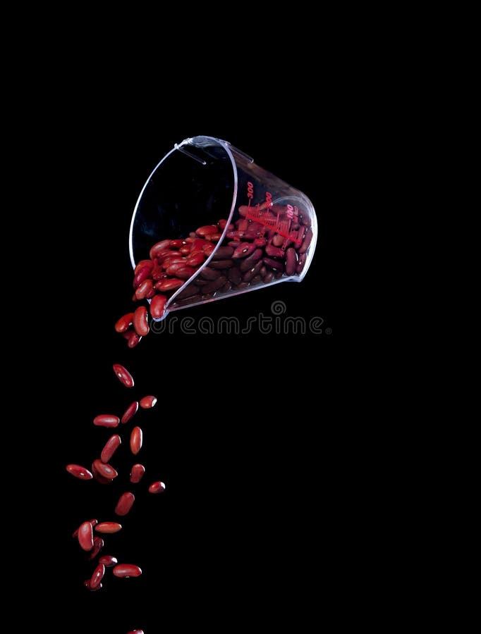 Red Bean Fall, Red Grain Beans Explode Abstract Cloud Fly from ...