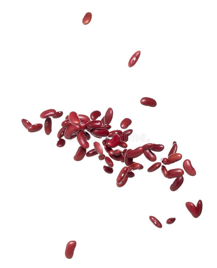 Red Bean Flying Explosion, Red Grain Beans Explode Abstract Cloud Fly ...