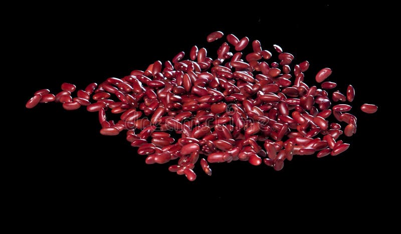 Red Bean Flying Explosion, Red Grain Beans Explode Abstract Cloud Fly ...