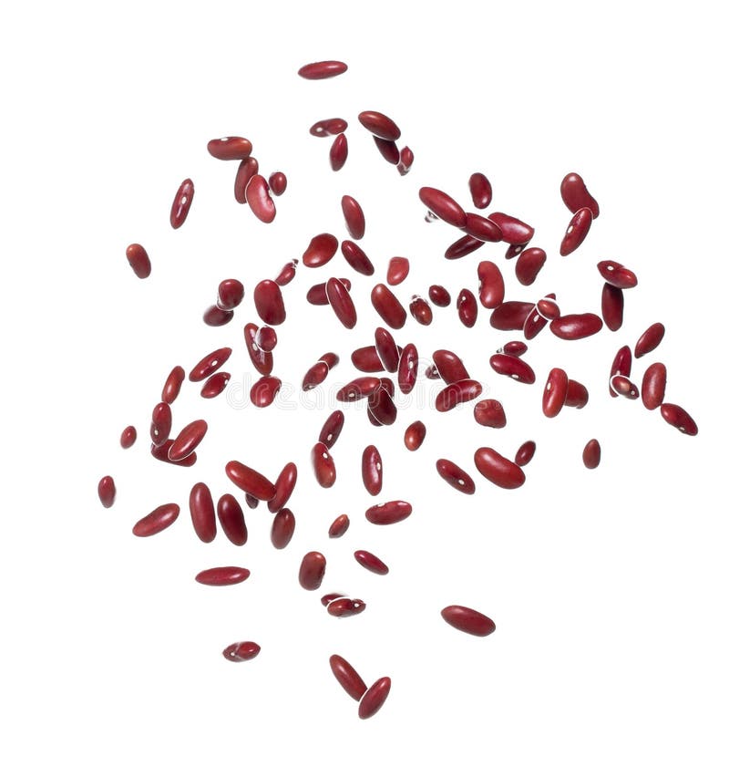 Red Bean Flying Explosion, Red Grain Beans Explode Abstract Cloud Fly ...