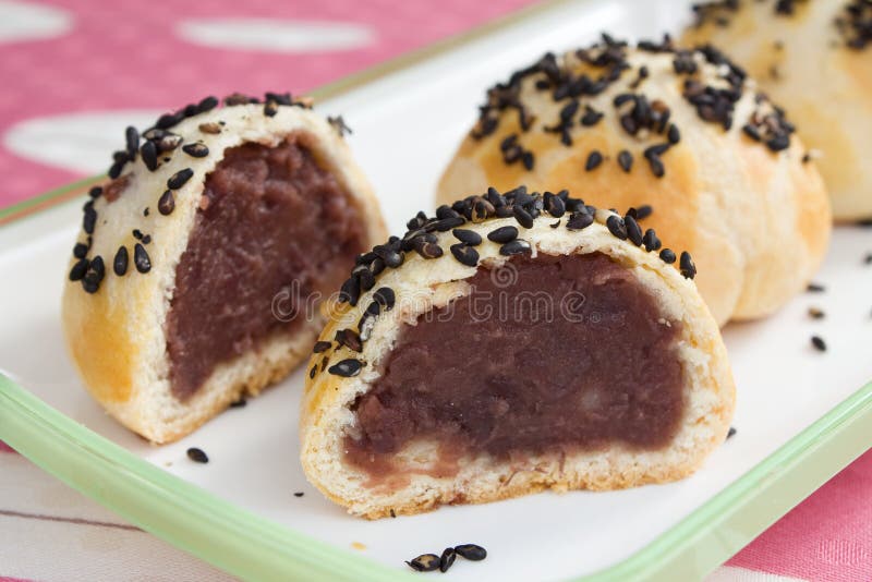 Red Bean Moon Cakes stock photo. Image of moon, chinese - 11185166