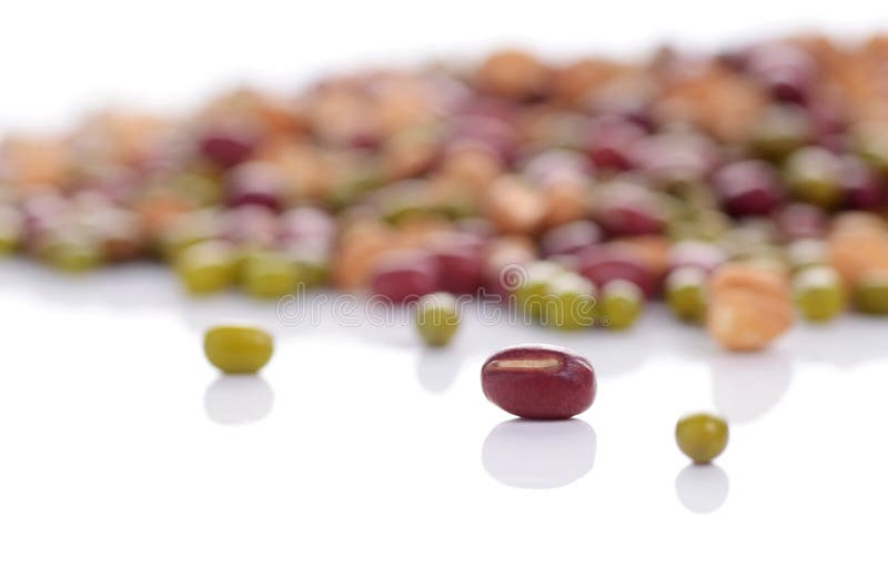 Red Bean and Other Types of Beans, Selective Focus Stock Image - Image ...
