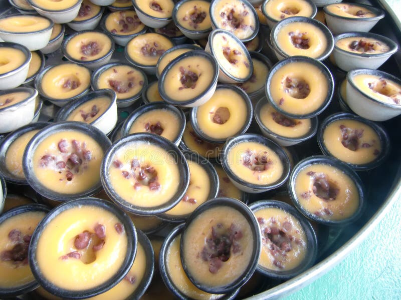 Red Bean Pudding stock photo. Image of food, chinese - 63403354