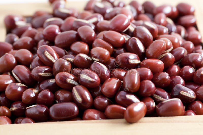 Red Beans In Japanese Sake Cup Called Masu Stock Photo - Image of azuki ...