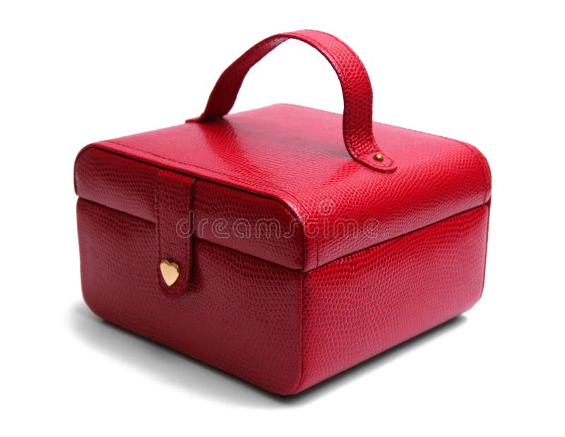 Red suitcase in clouds stock photo. Image of label, handle - 3069440