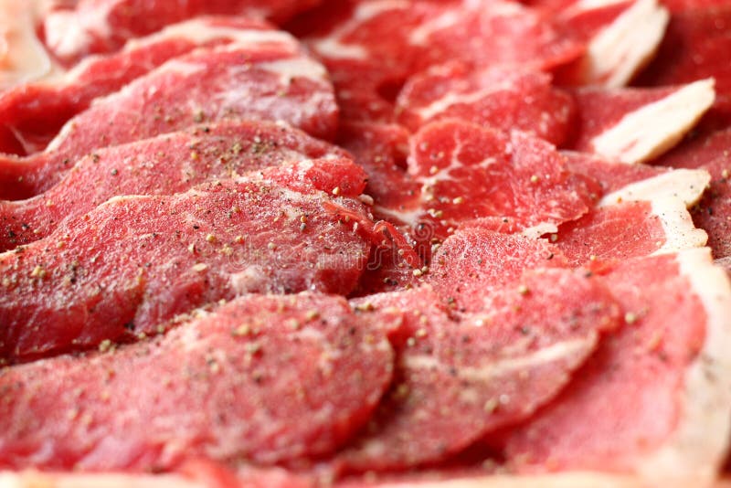 A Red Beef for cooking stock photo. Image of board, lamb - 29775946