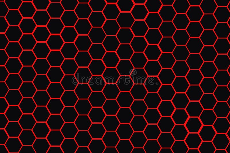 Red Beehive Black Background. Stock Illustration - Illustration of ...