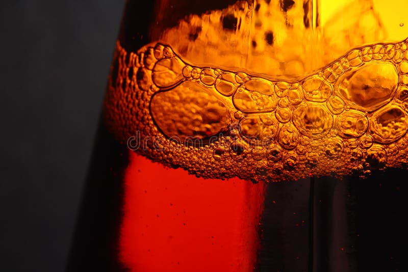 Red beer stock photo. Image of reflection, bubble, horizontal - 22845592