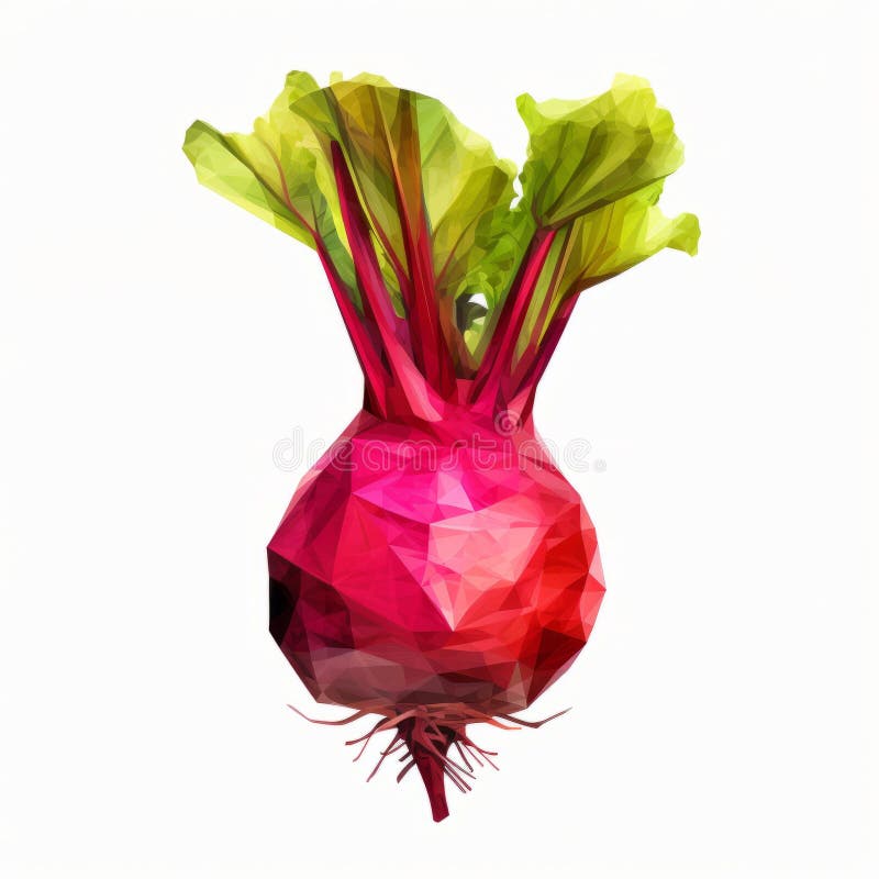 Vibrant Beet Illustration with Vray Tracing: Colorful, Hyper-realistic ...