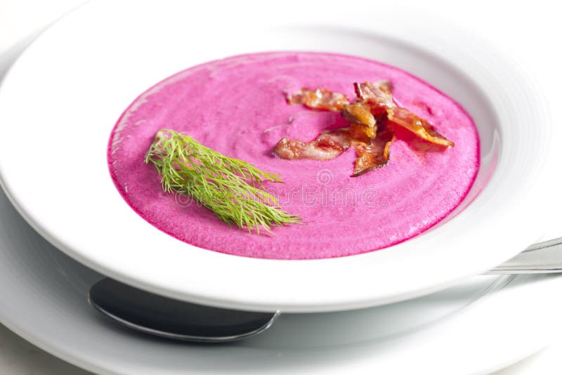 Red beet soup stock image. Image of nutrition, close - 24810305