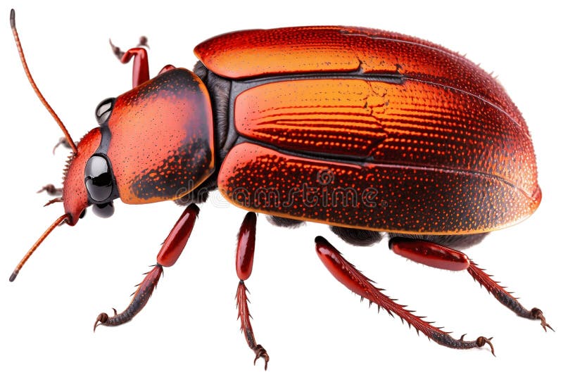 Red Beetle Illustration on Transparent Background, Generative AI Stock ...