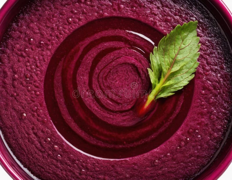 Red Beetroot juice stock image. Image of circle, leaf - 371904303