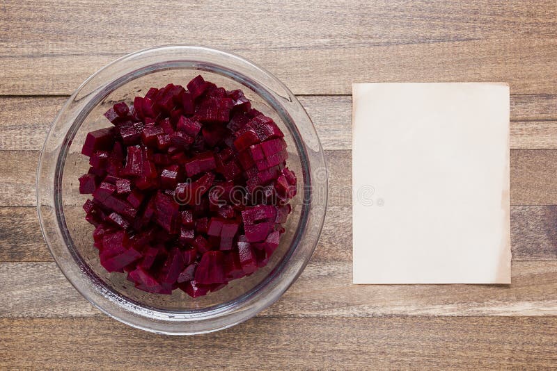 Red Beets Cut into Small Pieces Stock Photo - Image of closeup, ripe ...