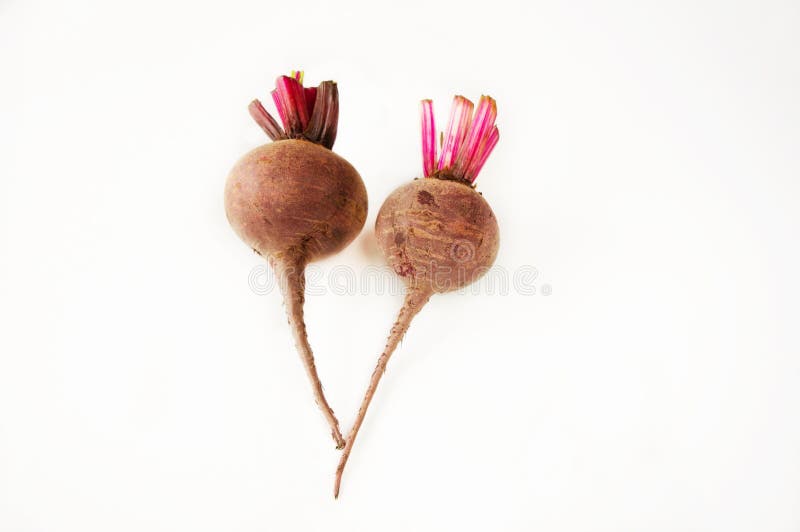 Red Beets with Leafs on White Background Stock Photo - Image of beets ...