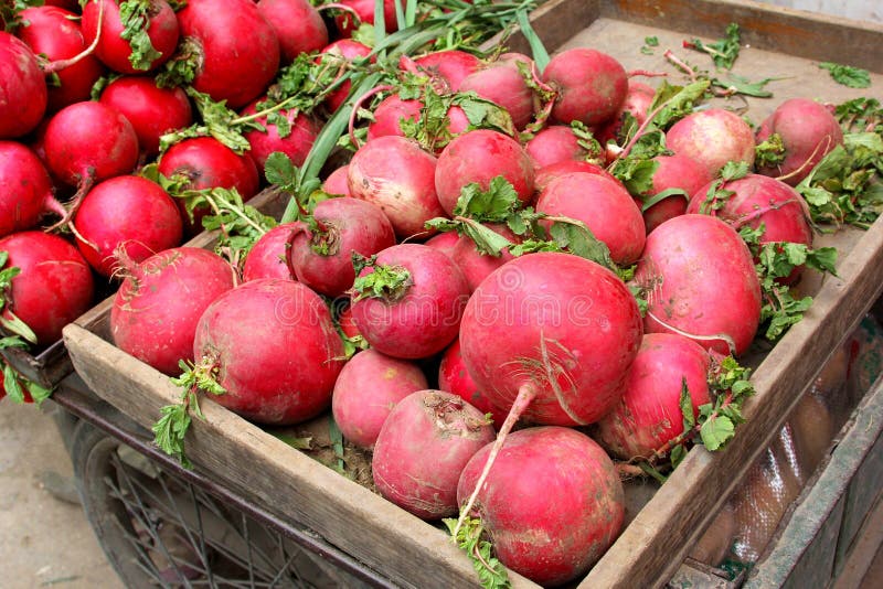 Giant Red Beets at the Marketplace, Asia Stock Photo - Image of giant ...