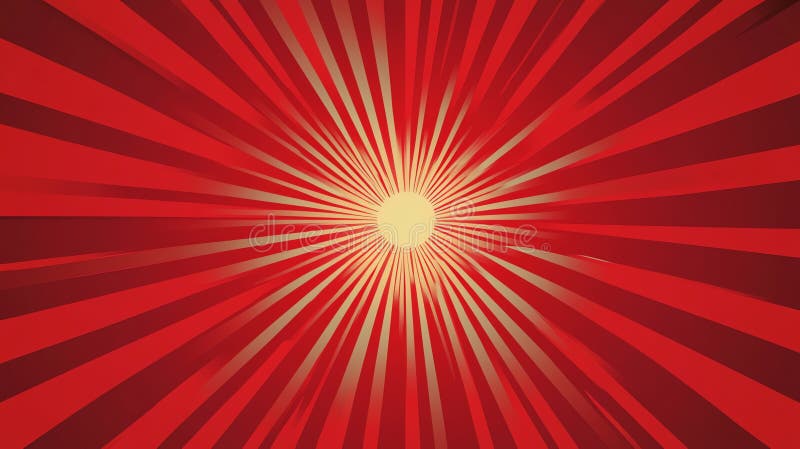 Red and Beige Abstract Sunburst Background Illustration Stock Image ...