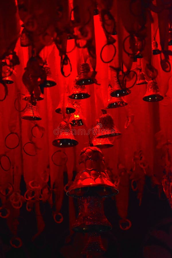 Red Bell Calling stock image. Image of night, screenshot - 235612885