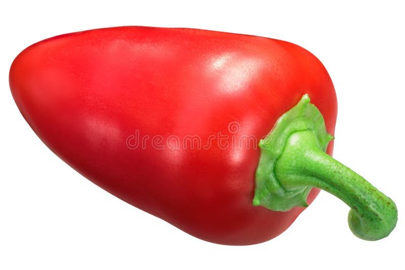 Red Bell Pepper C. Annuum, Paths Stock Photo - Image of ripe, food ...