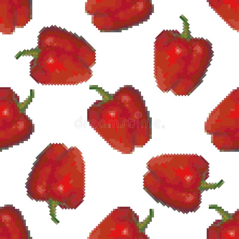 Pixel Art Fresh Lobster Seafood Stock Vector - Illustration of isolated ...