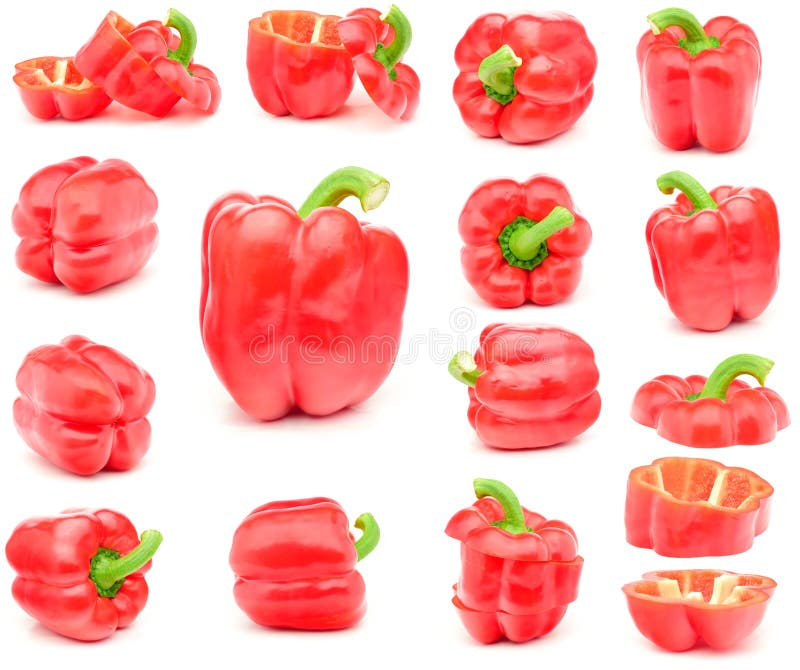 Red bell pepper stock image. Image of food, variation - 44480625