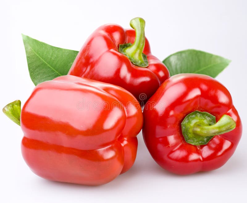 Red bell peppers stock photo. Image of pepper, colour - 8813004