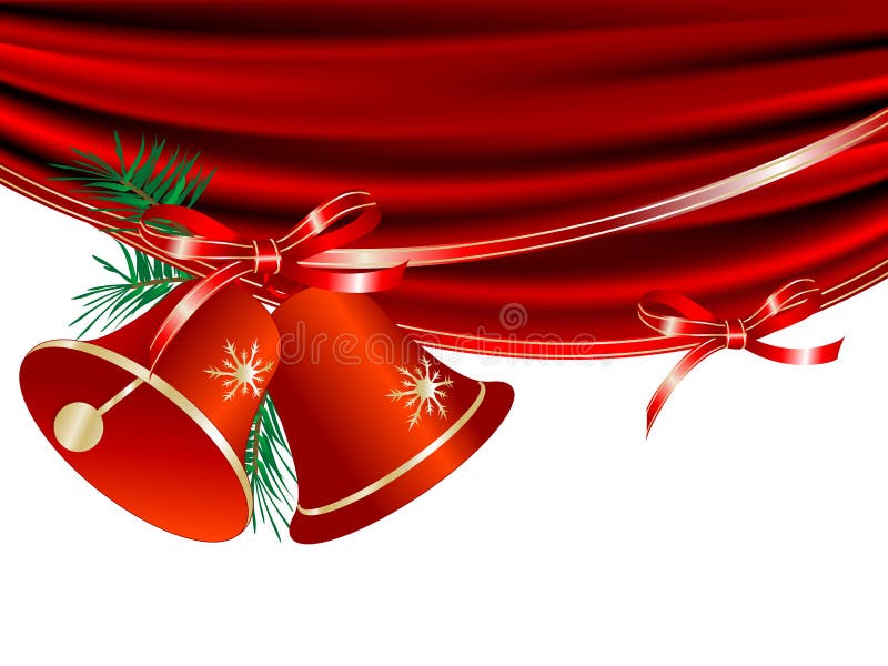 Red bells stock vector. Illustration of christmas, flashy - 22145018