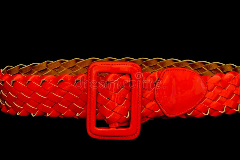 Red Belt stock image. Image of design, wear, trend, fashionable - 12267903