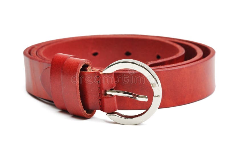 Red Belt stock photo. Image of fashion, leather, accessories - 18402590