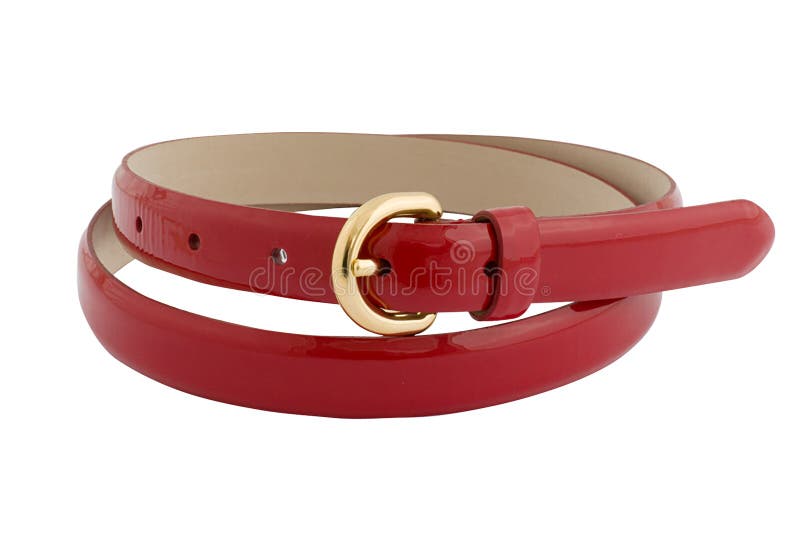 Red belt stock photo. Image of white, accessories, stylish - 42853880