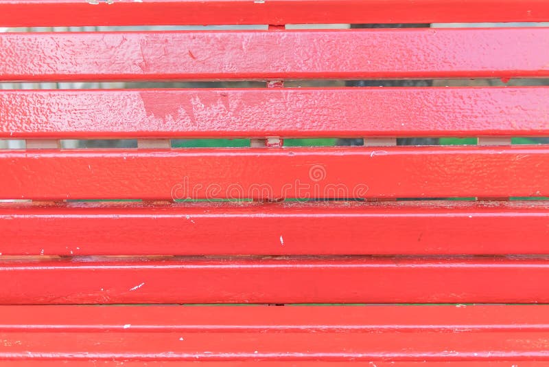 Red Benck Closeup Background Stock Image - Image of garden, fence ...