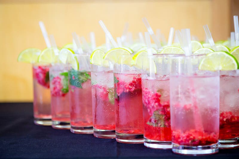 Red Berry Mocktail stock image. Image of food, drink - 63000151