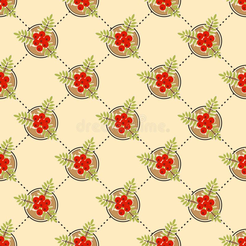 Red Berry pattern stock vector. Illustration of food - 72040759