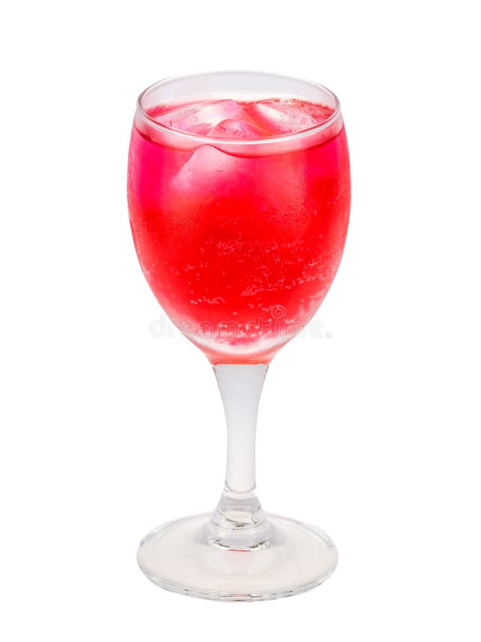 Red Beverage Drink Isolated Stock Photo - Image of container, bottle ...