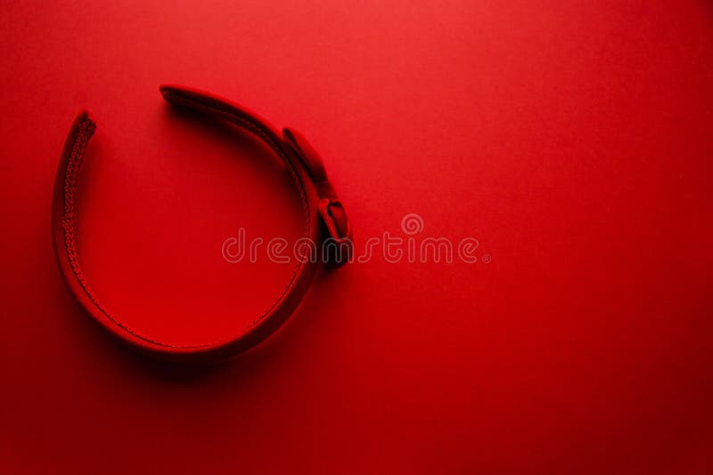 Red Bezel on Red Background with Copy Space Stock Photo - Image of ...