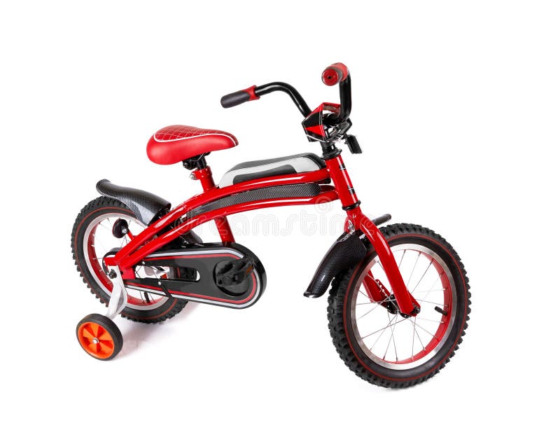 Red bicycle stock photo. Image of child, ride, health - 71249018