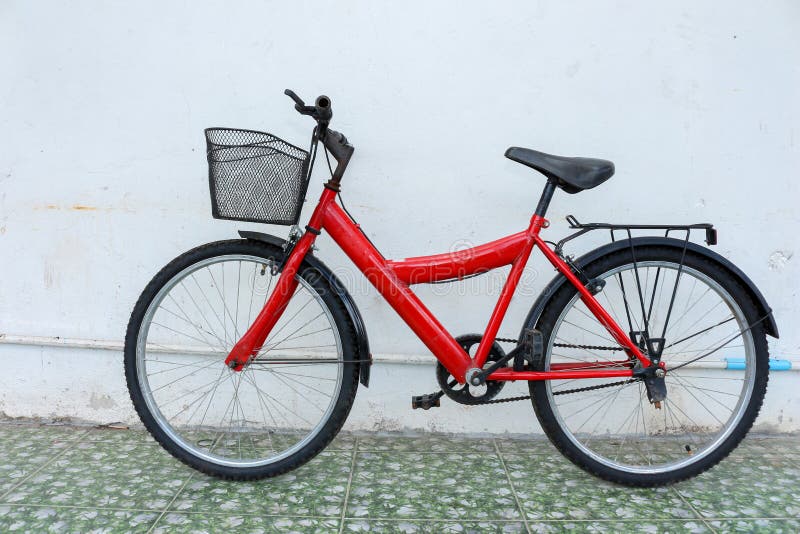 Red bicycle stock photo. Image of bicycle, classic, metal - 56924994